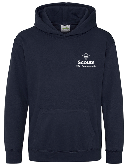 26th Bournemouth Scouts: Scouts 26th Navy Hoodie